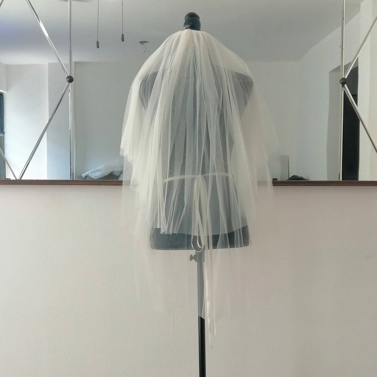 VERONA Velo Ivory Corto Doble Suave VI377 – Petit Atelier Bridal